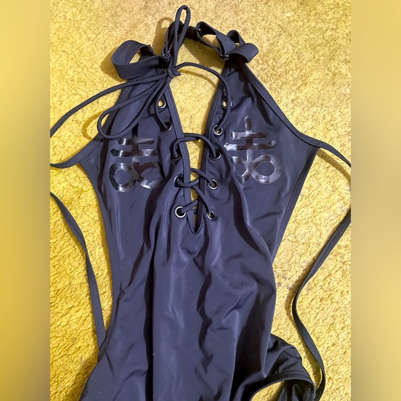 Killstar | Swim | New Killstar Goth Black Leviathan Cross Swimsuit ...